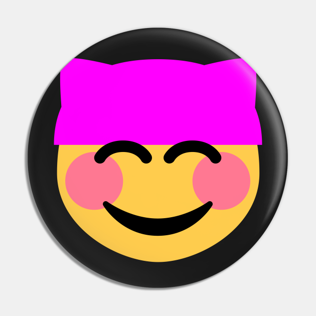 Pink Pussy Hat Emoji Pink Pussy Hat Emoji Pin Teepublic