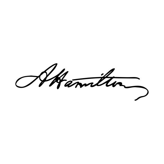 Hamilton Signature - Hamilton - T-Shirt | TeePublic