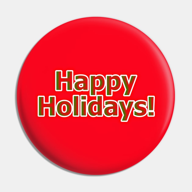 Happy Holidays Red & Green Christmas Colors - Happy Holidays Red Green ...