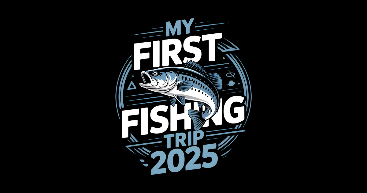 My First Fishing Trip 2025 Fish Fisherman Fishing Rod Bass - Fishing ...