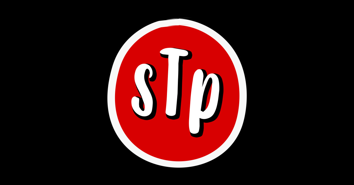 stp red white circle - Band - Sticker | TeePublic
