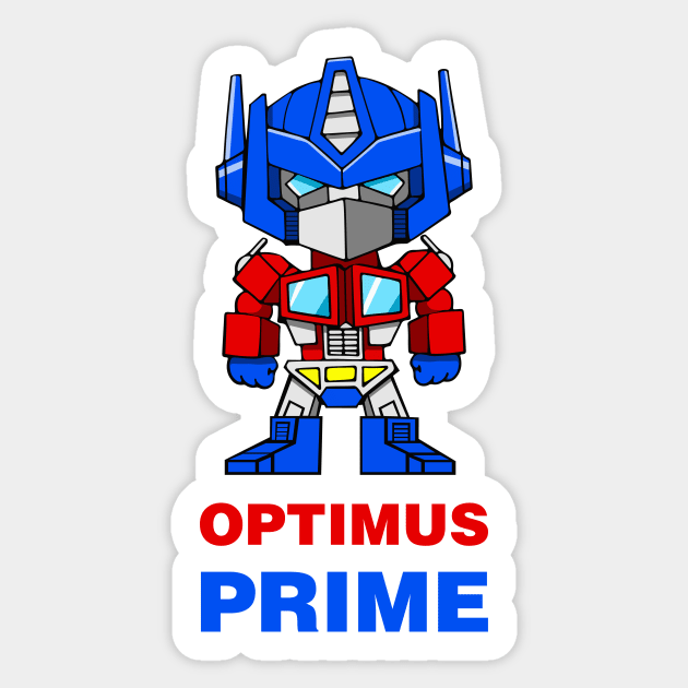 Optimus Prime Transformers - Optimus - Sticker | TeePublic