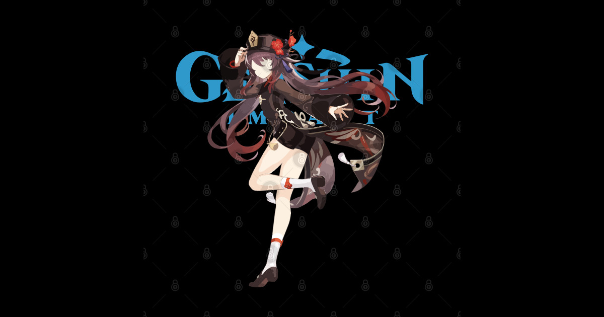 Genshin Impact Hu Tao - Genshin Impact - Sticker | TeePublic