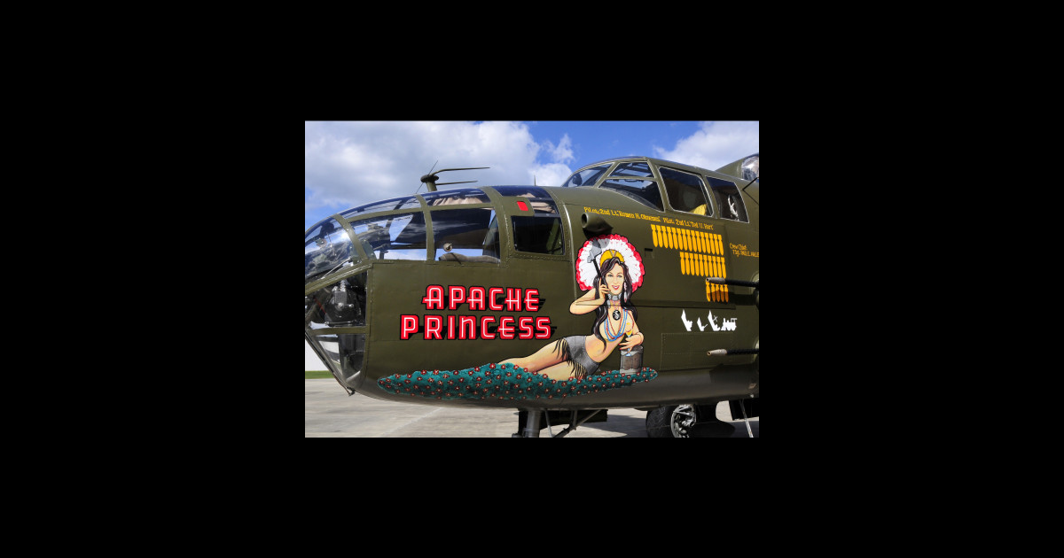 Apache Princess - World War Two Bomber - Sticker | TeePublic