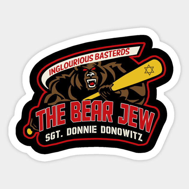 The Bear Jew logo - Popular - Sticker | TeePublic