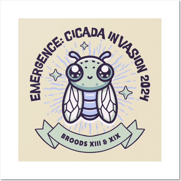 Cute Kawaii Cicada Emergence Invasion 2024 Brood XIII and XIX - Cicada ...