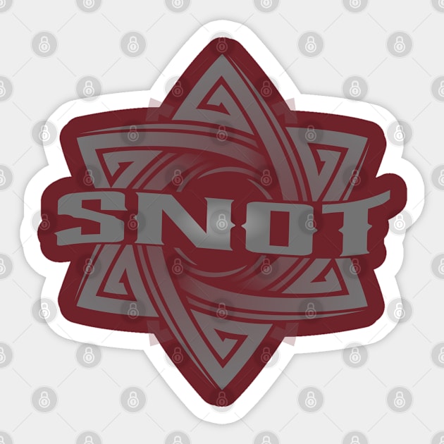 Snot Tribal Star - Musician - Sticker | TeePublic