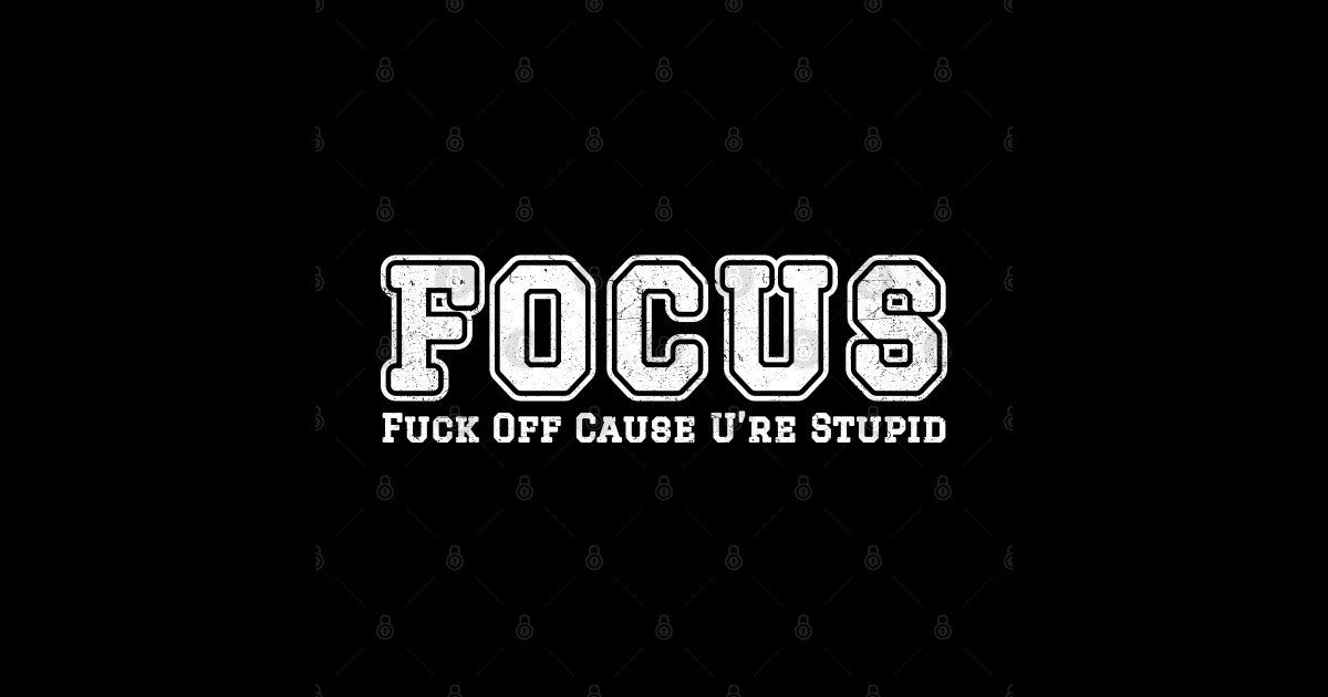 Fuck Off Cause Ure Stupid - Collage Style - Fuck Off - Posters and Art ...