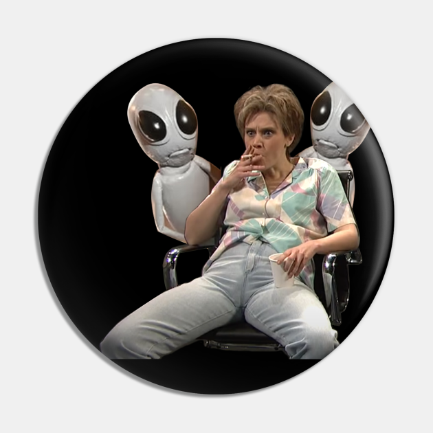 Kate Mckinnon - SNL Alien Fan Art - Kate Mckinnon - Pin | TeePublic