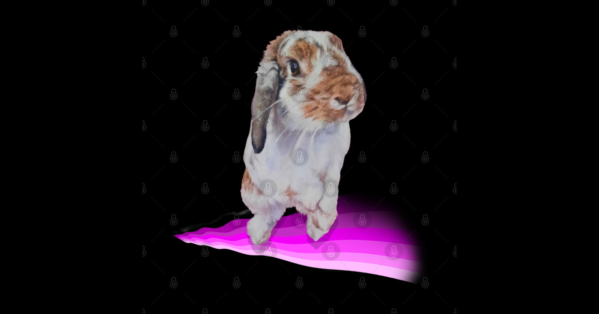 Leonard the bunny legend! - Rabbit - Sticker | TeePublic