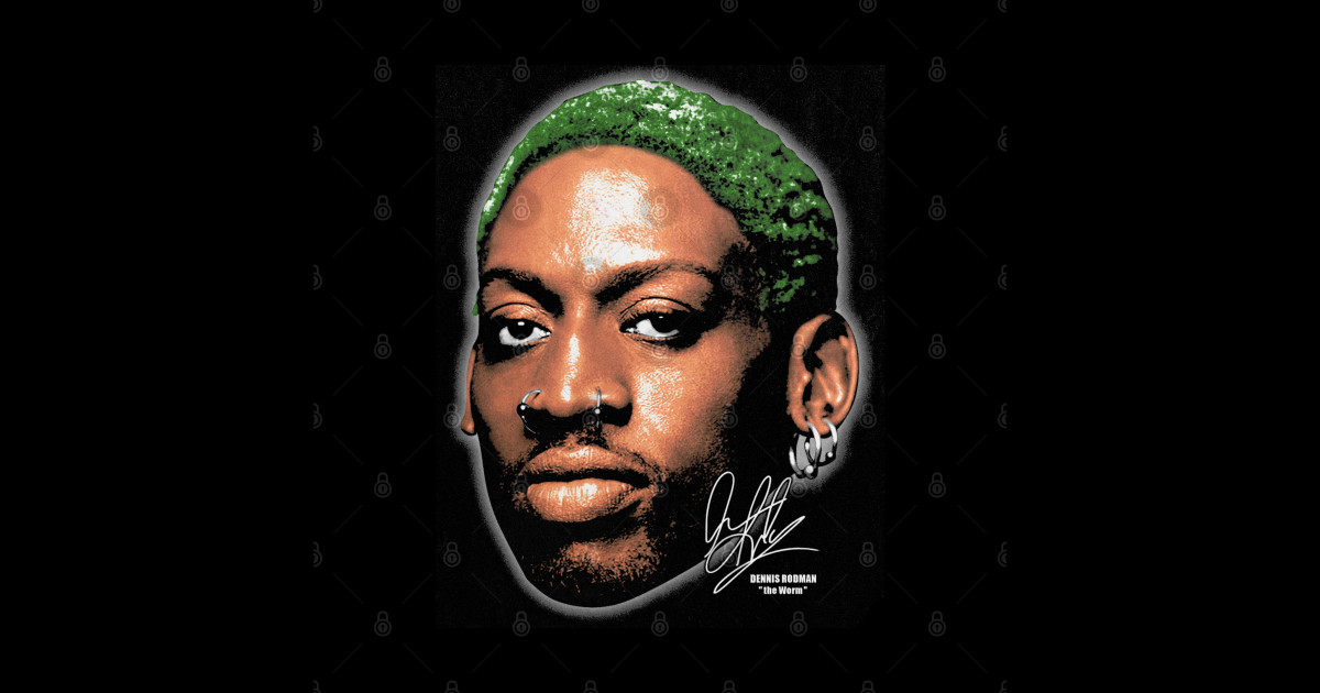 Dennis Rodman Green - Dennis Rodman - Posters and Art Prints | TeePublic