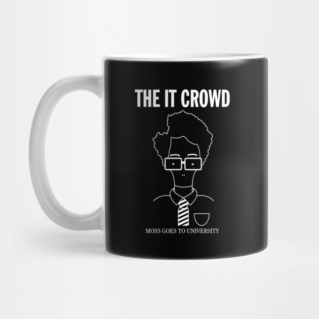 The IT Crowd: Moss Goes To University (dark) - The It Crowd - Mug ...