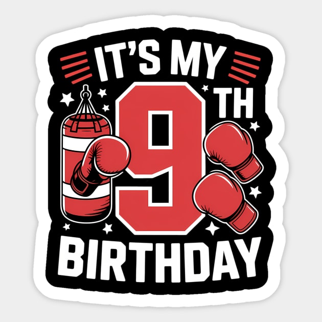 9Th Boxing Birthday Party 9 Year Old Boxer Birthday - 9th Birthday ...