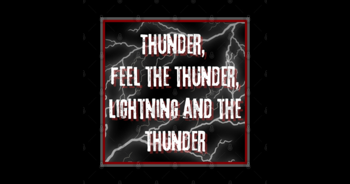 Thunder, feel the thunder Lightning and the thunder - Imagine Dragons - Posters and Art Prints ...