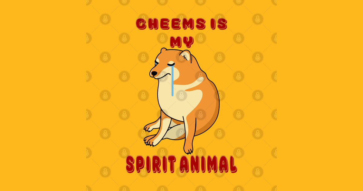 CHEEMS IS MY SPIRIT ANIMAL - Cheems Is My Spirit Animal Cryn - T-Shirt ...