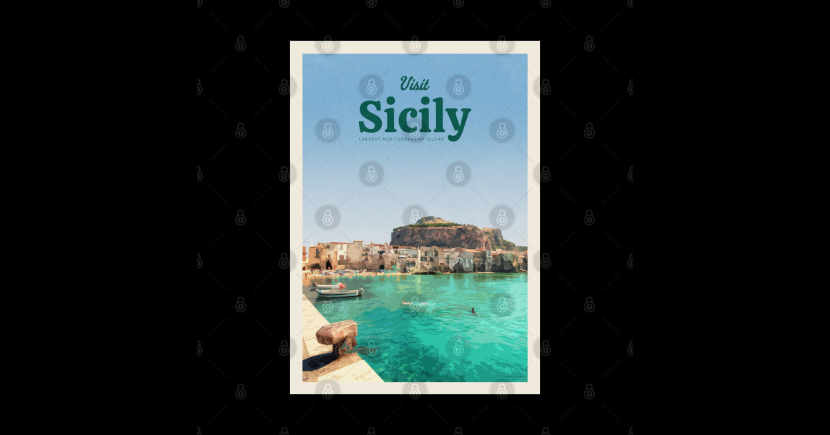 Visit Sicily - Sicily - Sticker | TeePublic