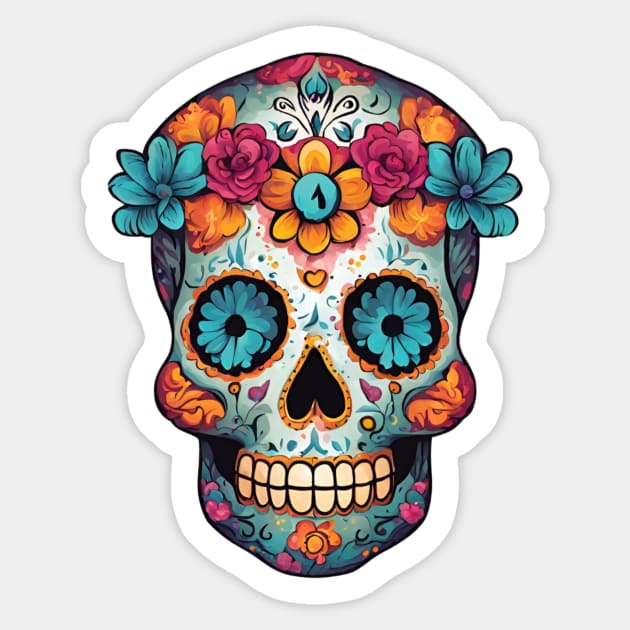 Life in Death - Day Of The Dead - Sticker | TeePublic