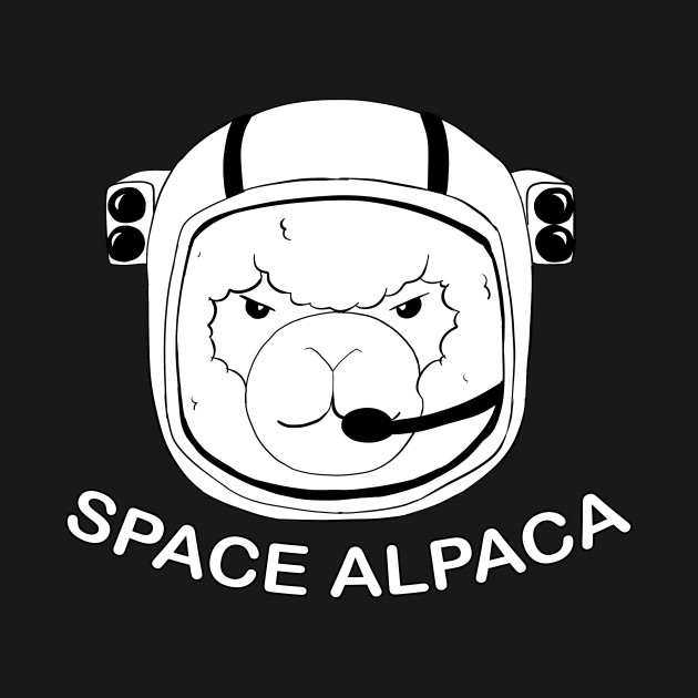 Space Alpaca - Alpaca - T-Shirt | TeePublic