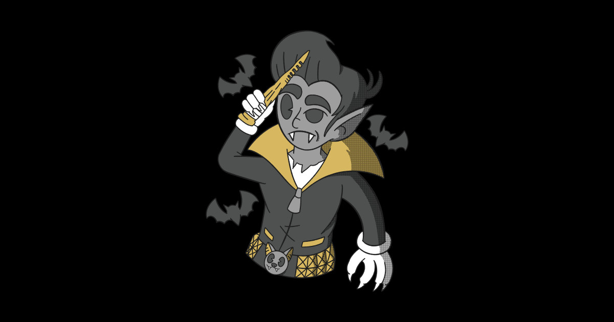 Old School Rockabilly Vampire - Greaser - Sticker | TeePublic