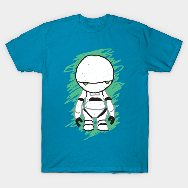 MARVIN THE PARANOID ANDROID - T-Shirt | TeePublic