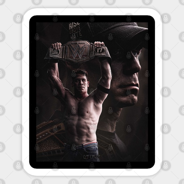 John Cena Was Different - John Cena - Sticker | TeePublic