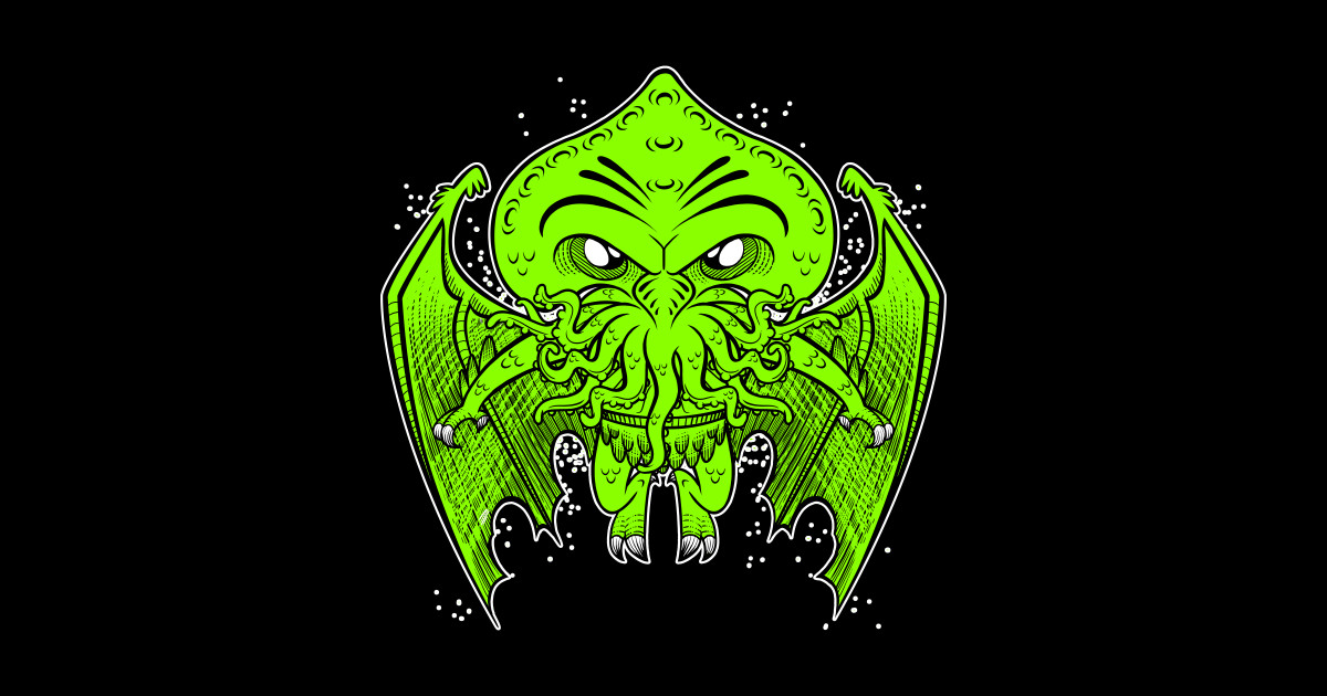 Cool Funny Call of Cute Cthulhu Lovecraft "The Great Old One" - Cthulhu ...