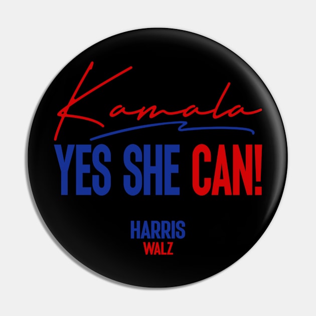 Kamala Harris Tim Walz Yes She Can 2024 President Vote - Kamala Harris ...