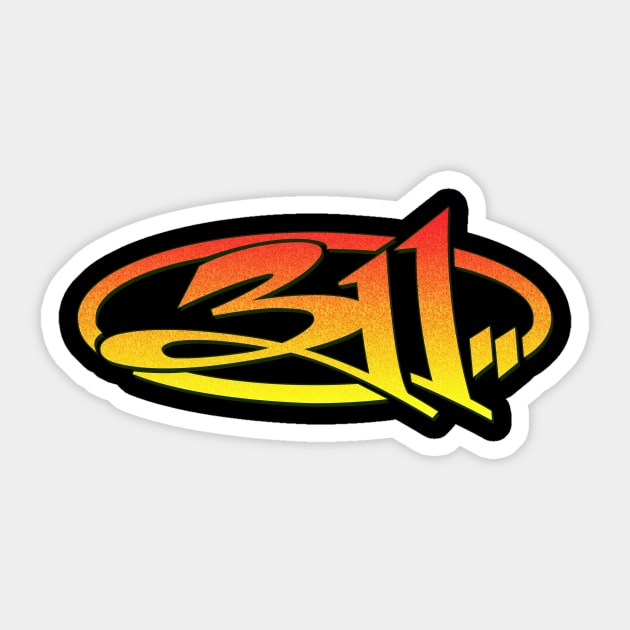 311 Retro - Band - Sticker | TeePublic