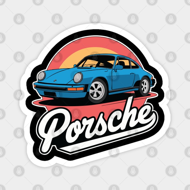 Porsche 911 Gt3 Rs Supercar Funny Gift - Porsche - Magnet | TeePublic