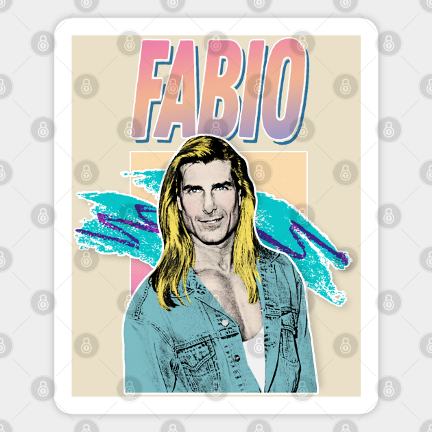 Fabio Aesthetic 90s Style Design - 90s Fashion - Magnet | TeePublic