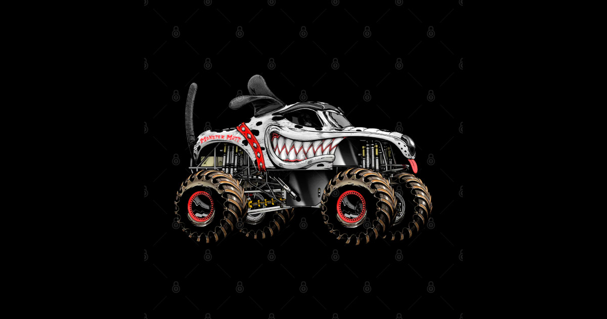 The Truck of Mutt - Monster Truck - Sticker | TeePublic