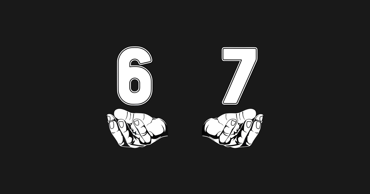 Six Seven Gen Alpha Slang 6 7 - Funny Gen Alpha - T-Shirt | TeePublic