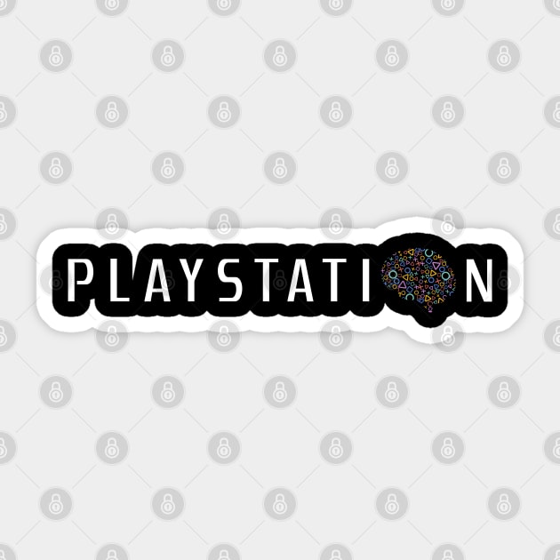 Playstation on Mind - Playstation - Sticker | TeePublic