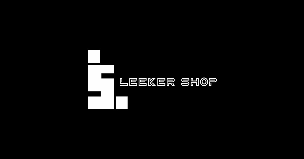 Leeker Shop Logo - Simple Design - Sticker | TeePublic