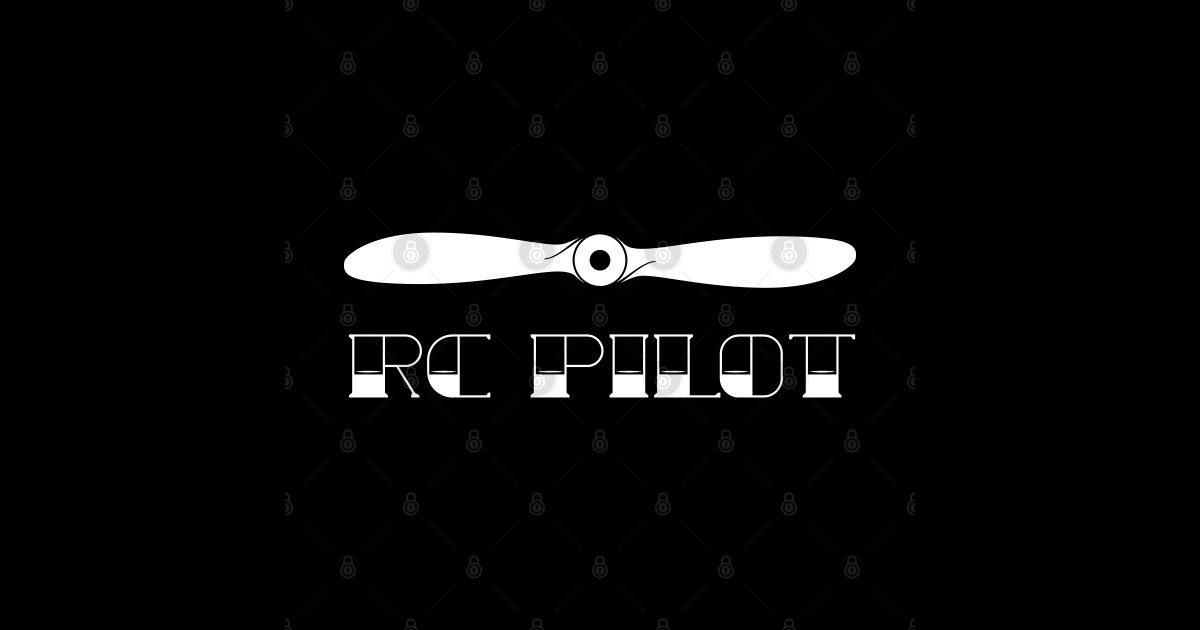 RC Pilot Remote Controlled Plane Drone Pilot - Rc Airplane - Sticker ...
