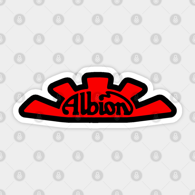 Vintage Albion truck radiator badge - Albion - Sticker | TeePublic