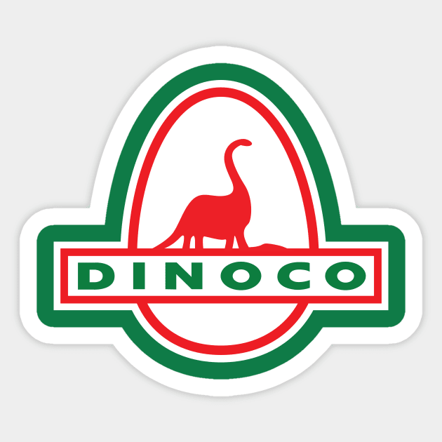 dinoco logo sticker