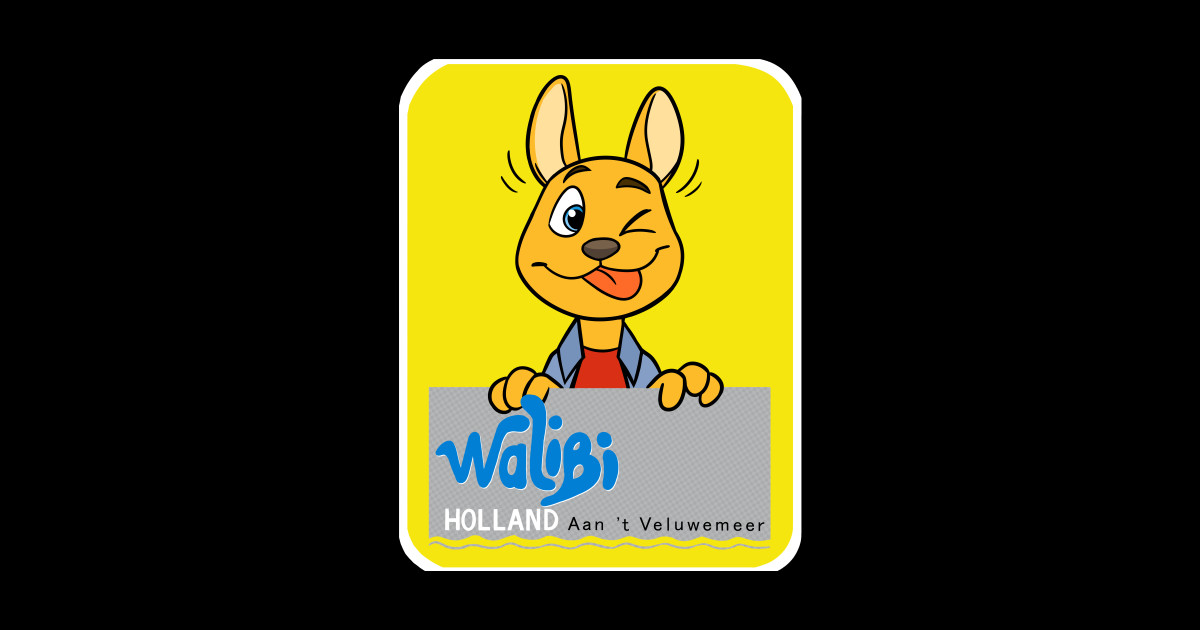 walibi logo redesign 2 - Walibi - Sticker | TeePublic