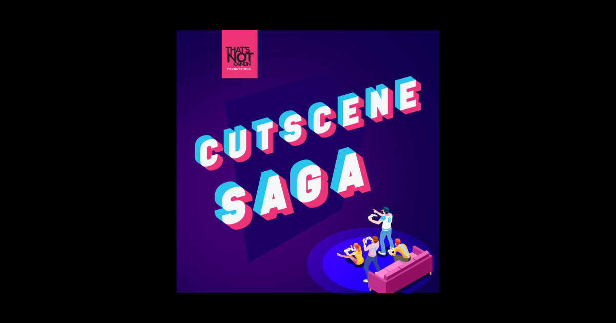 Cutscene Saga Cover - Gaming - Sticker | TeePublic