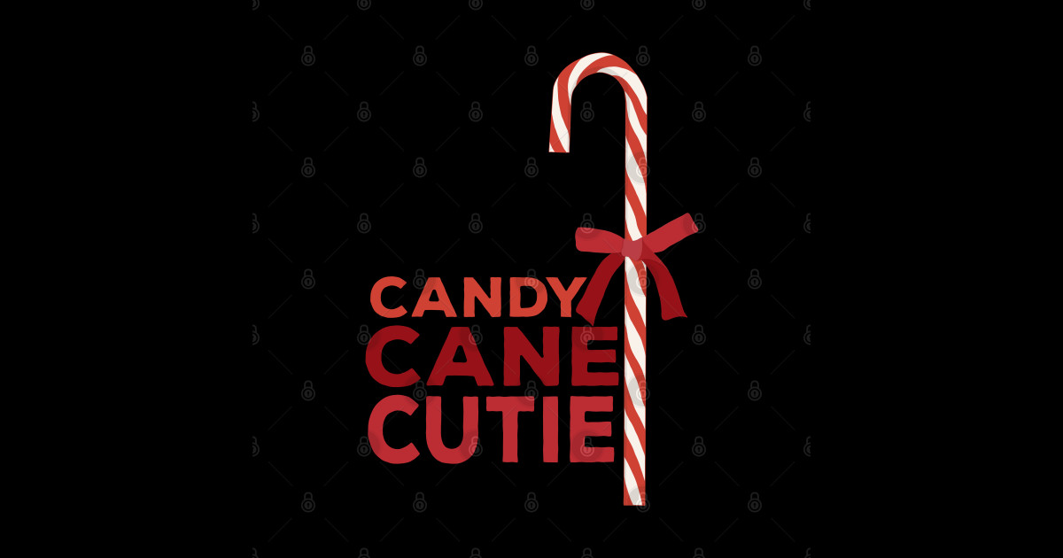 Candy Cane Cutie - Candy Canes - Sticker | TeePublic