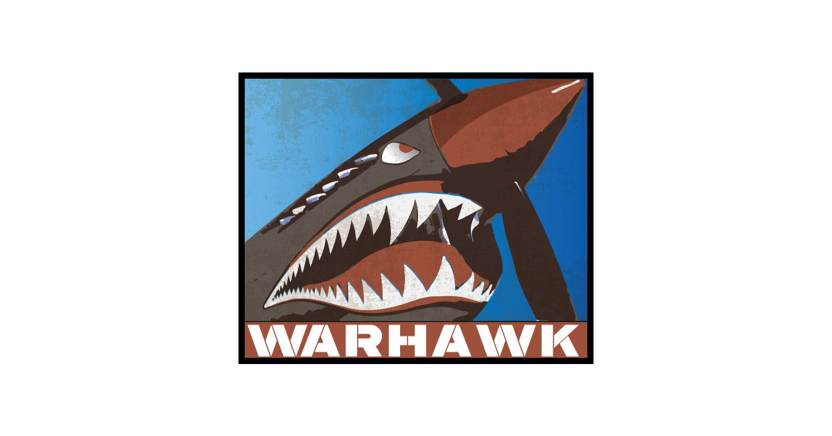 Warhawk - Front and Back - Airplane - T-Shirt | TeePublic