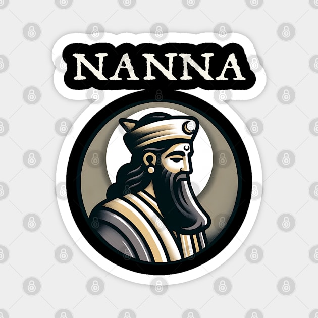 Nanna Mesopotamian God of the Moon Ancient Sumer - Assyrian - Magnet ...