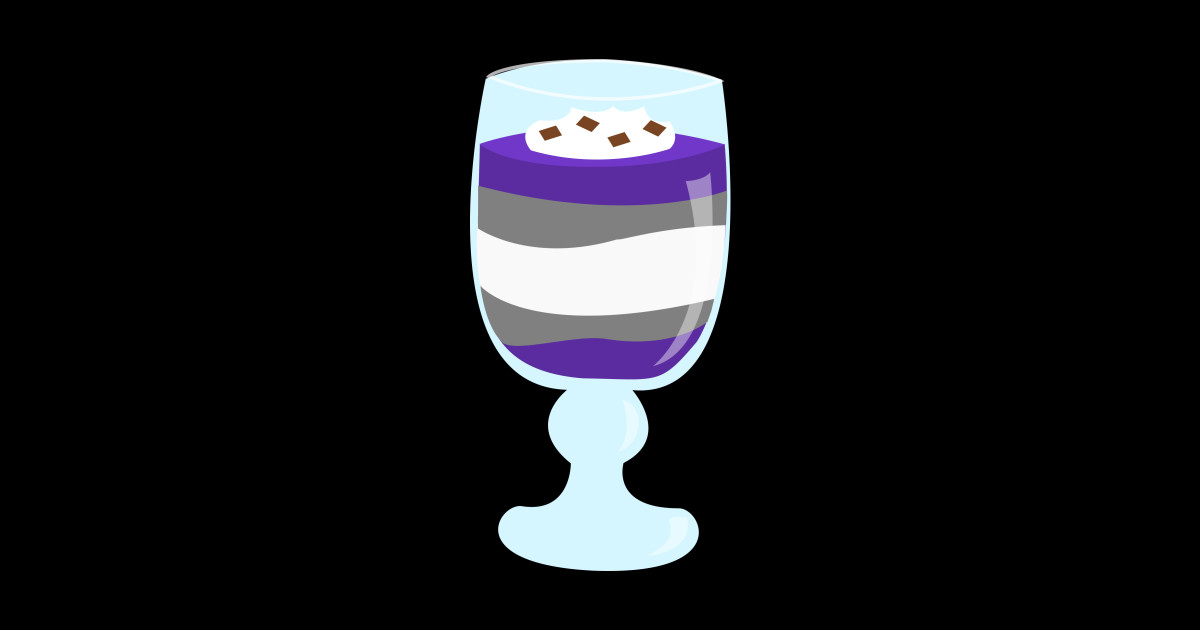 Pride Parfait - Greysexual - Sticker | TeePublic