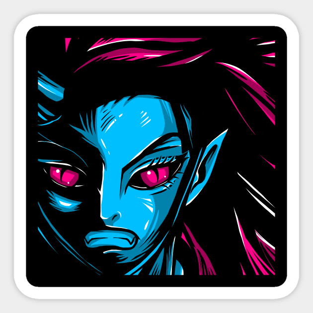 Angry Nezuko - Kimetsu No Yaiba - Sticker | TeePublic