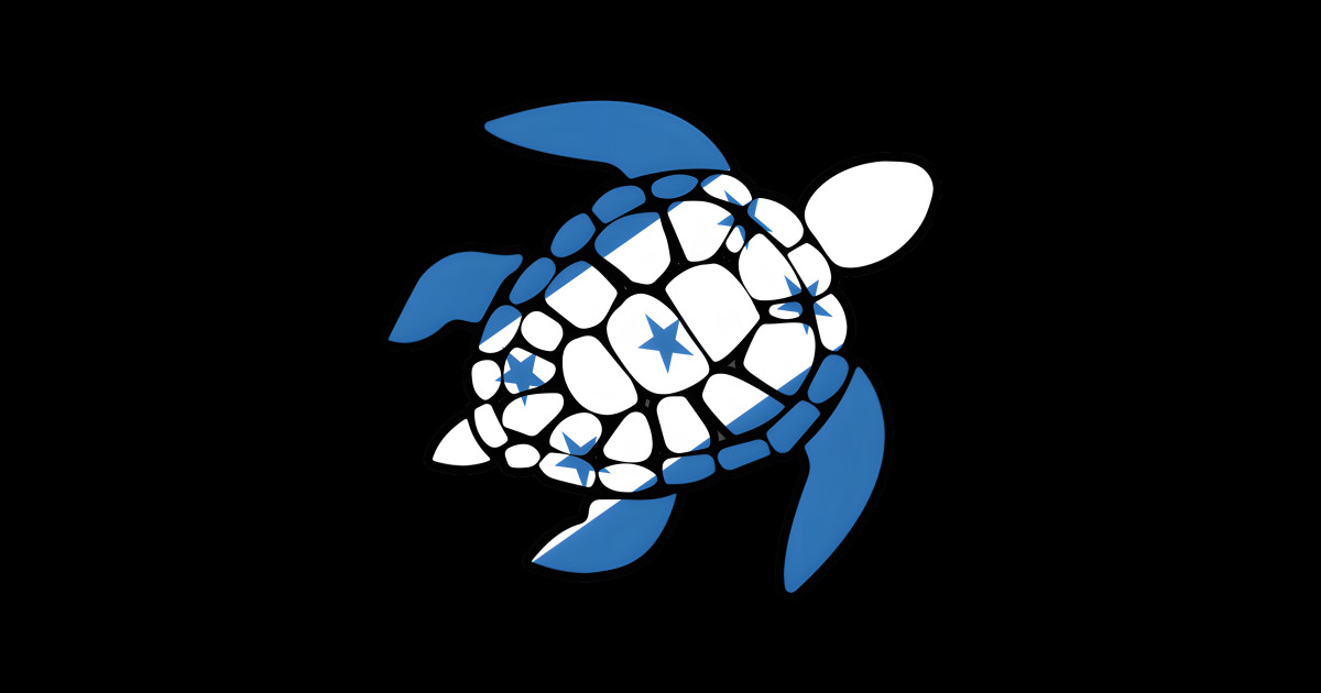 Sea Turtle Honduras Flag Plastic Free Save The Sea Colorful Turtles ...