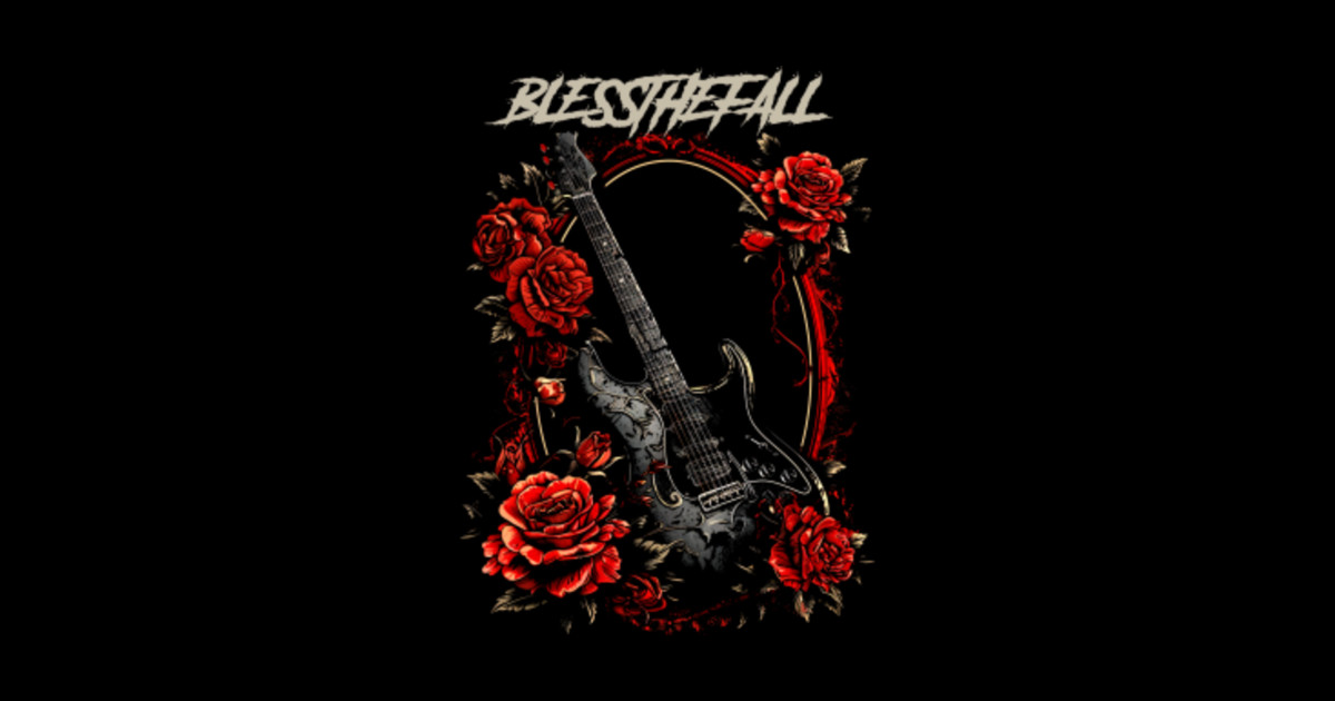 BLESSTHEFALL BAND FAN ART - Blessthefall Band Fan Art - Sticker | TeePublic