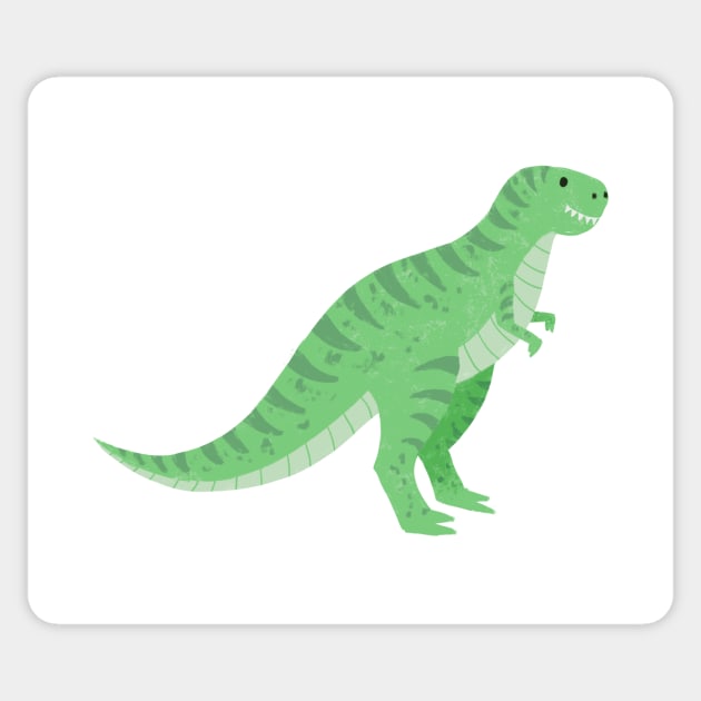 Cute T-Rex Cartoon - Dinosaur - Sticker | TeePublic