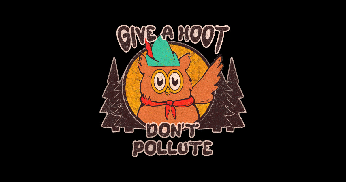 woodsy vintage earth day - give a hoot dont pollute - Woodsy - Posters ...