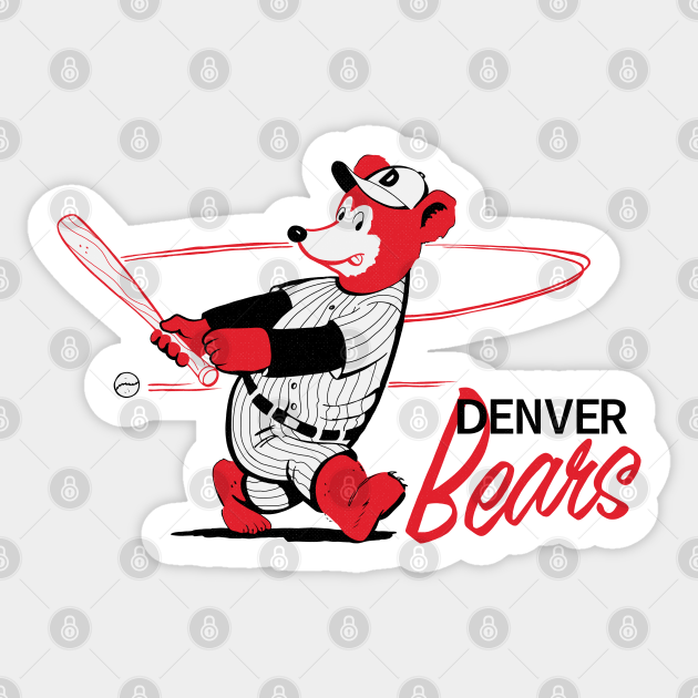Defunct Denver Bears Baseball - Denver Colorado - Sticker | TeePublic