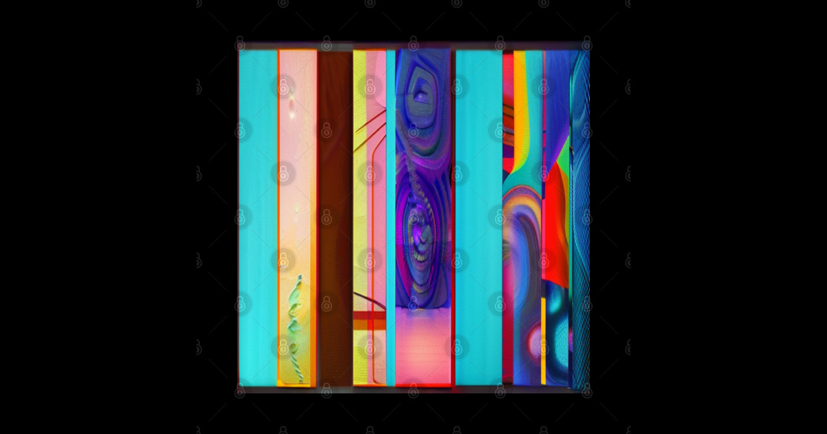 "Eccentric Elegance - Abstract Art Stiickers Taylor Swift - Sticker ...